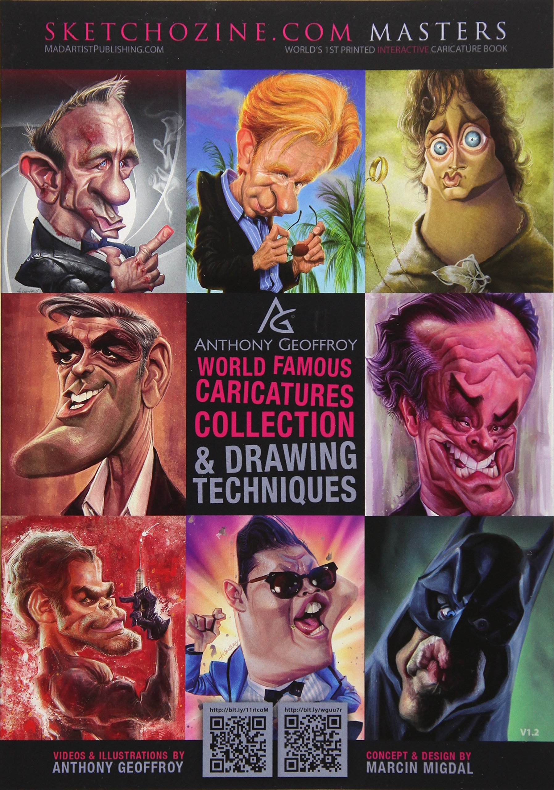 Sketchozine.com Masters: Anthony Geoffroy: World Famous Caricatures ...