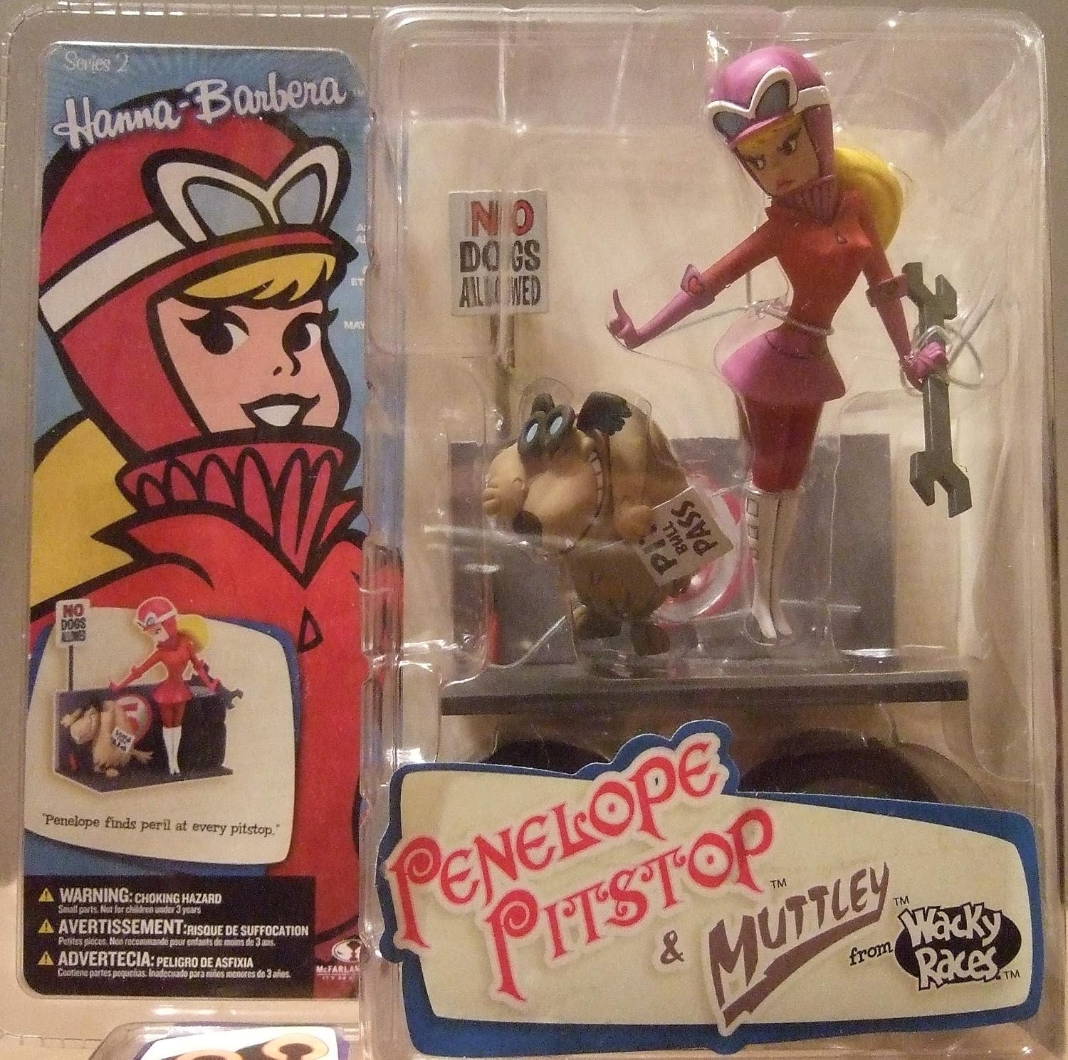 Penelope Pitstop - Hanna Barbera Action Figure Series 2 - McFarlane ...