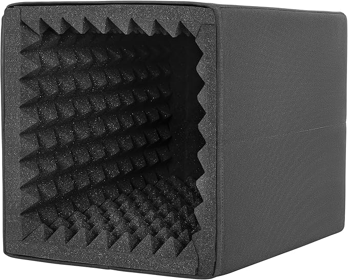 Portable Sound Recording Shield Box,Microphone Isolation Booth Box with ...