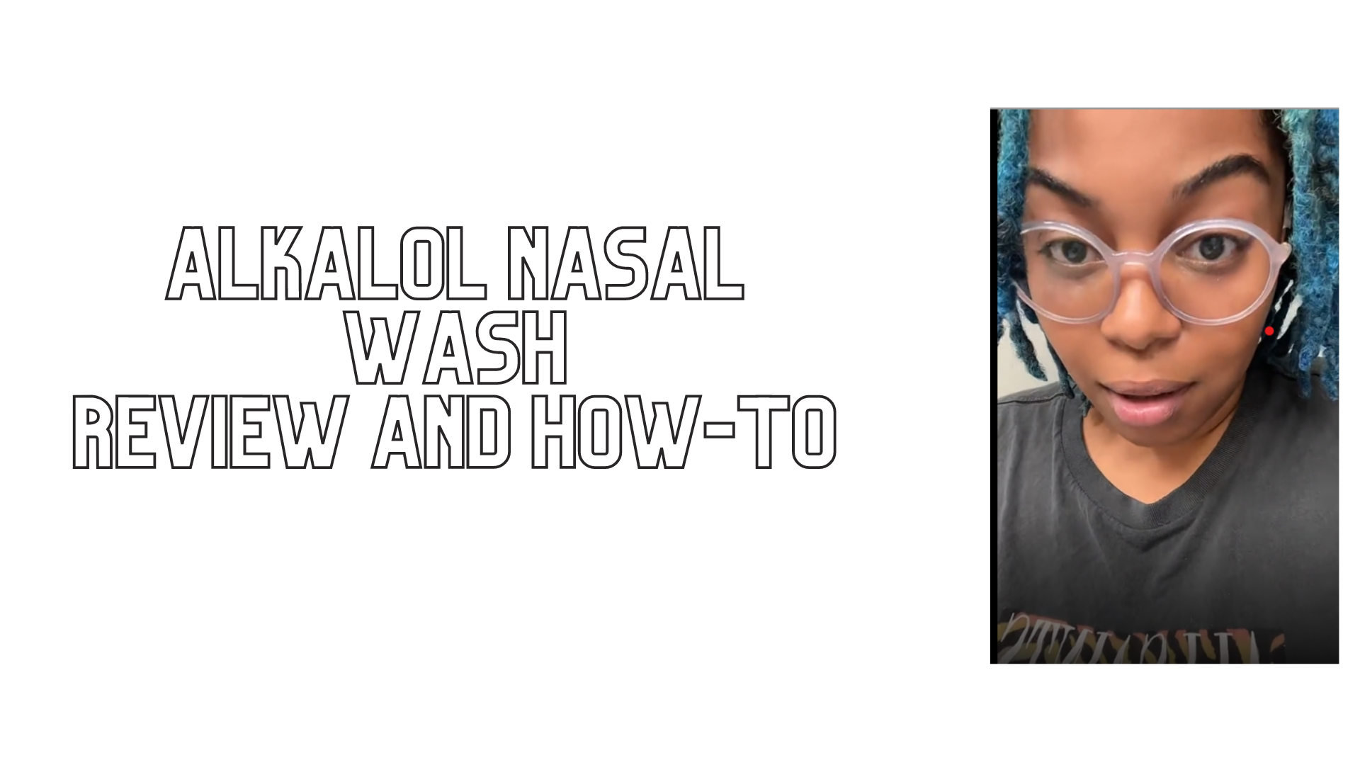 Watch Alkalol Nasal Wash Review and How-To on Amazon Live
