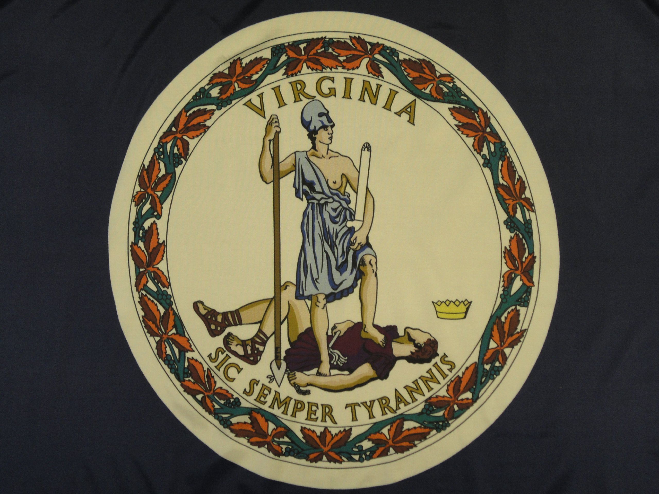 Historical Virginia Flags Virginia Flag Roundel Tee Civil Standard