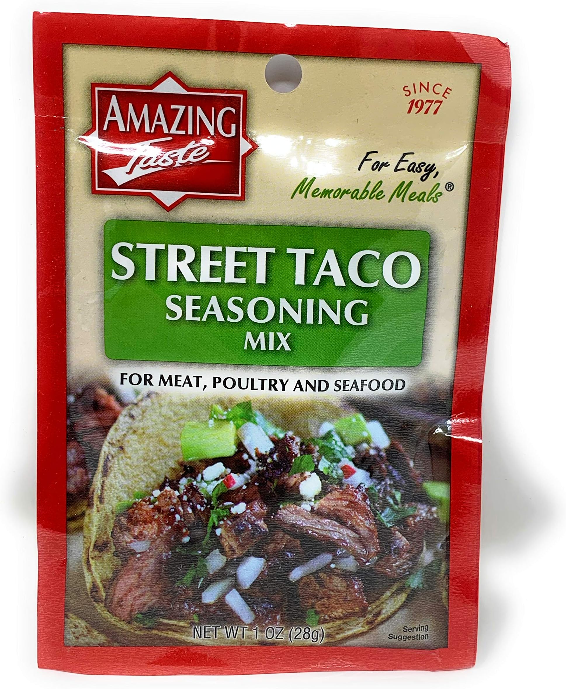 Amazon.com : Amazing Taste Street Taco Seasoning Bundle (pack of 10 1 ...