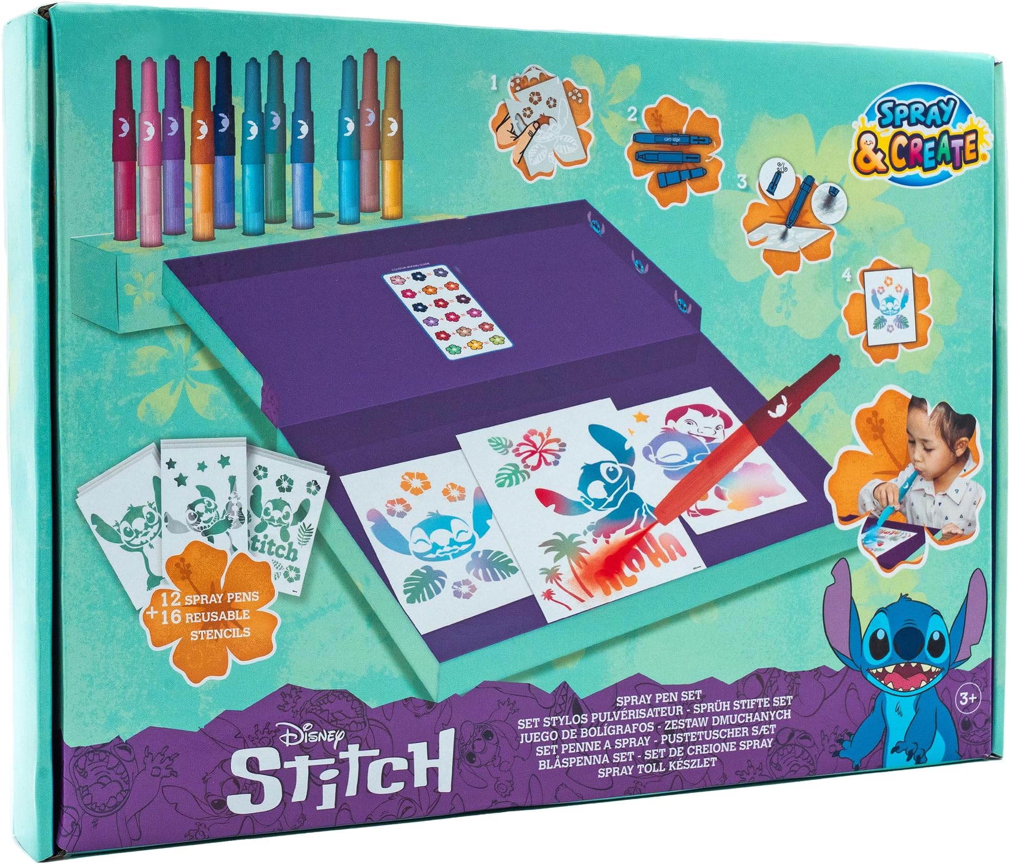 Disney Lilo & Stitch - Spray Pen Set Desktop Box (ST23368) - Kit de ...