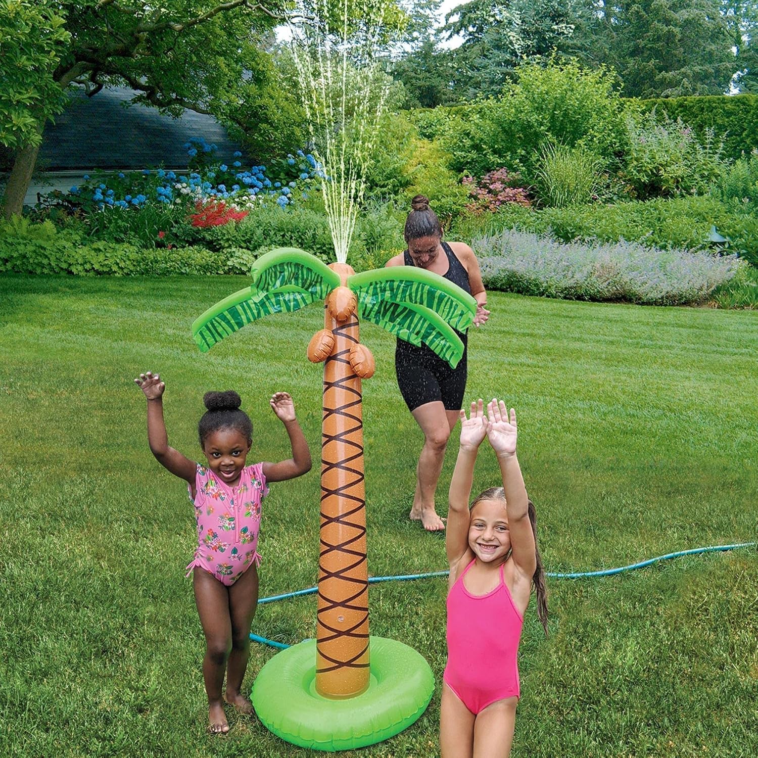 Amazon.com: Palm Tree Shaped Inflatable Sprinkler - 1 Pc : Toys & Games