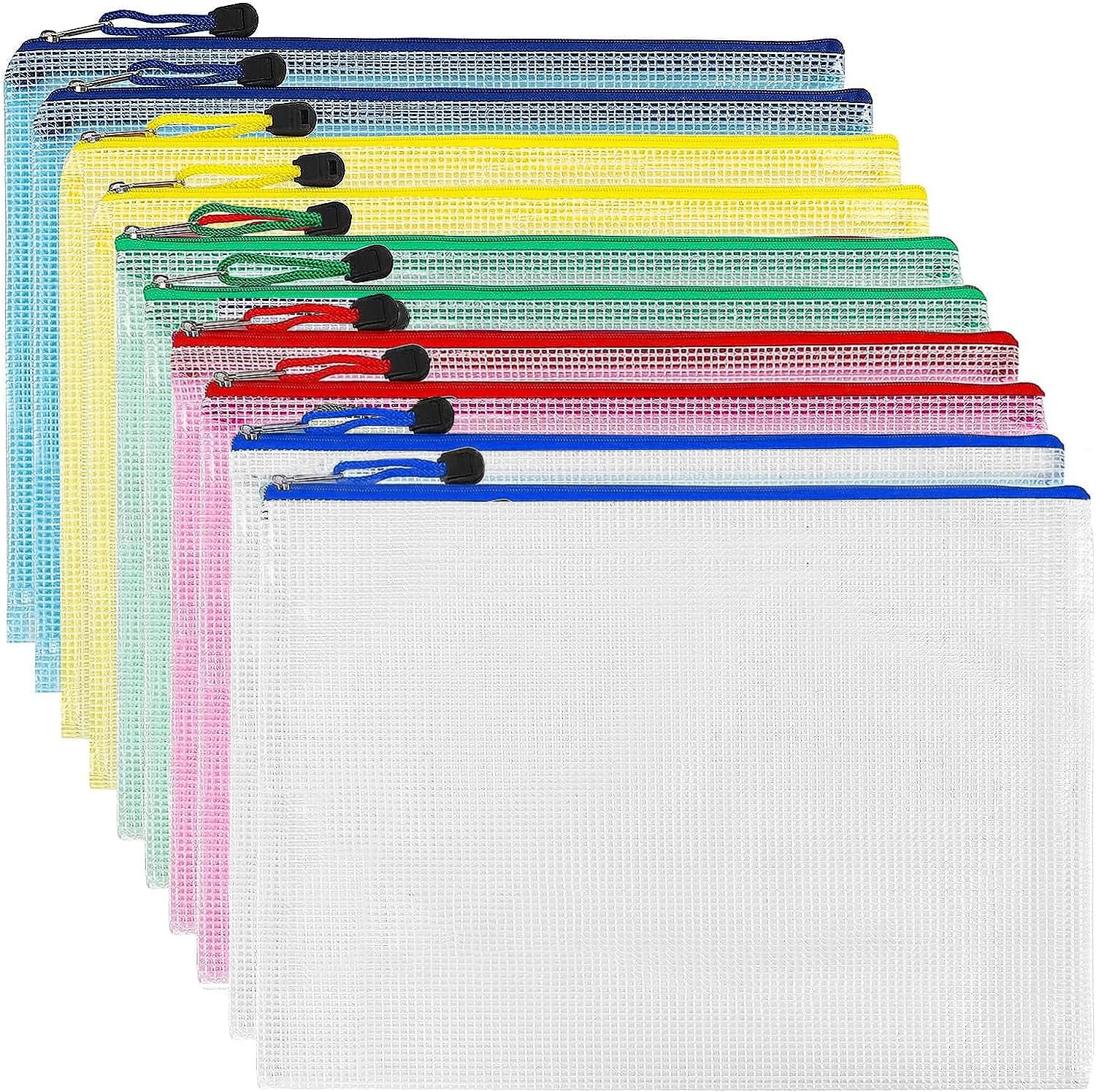 Pochette Document Zippée A3,Pochette Zippée 5 Couleurs PVC ...