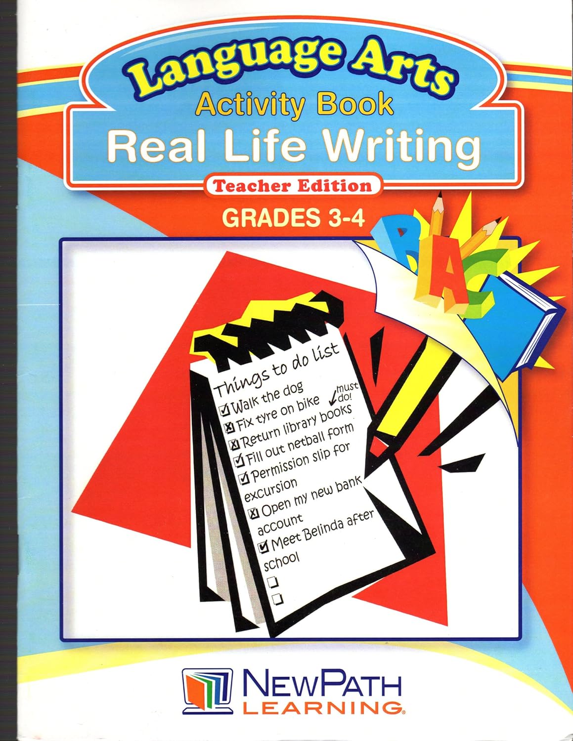 Language Arts Activity Book: Real Life Writing Grades 3-4 (Teacher ...