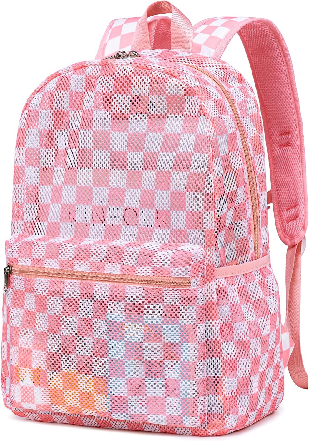 Amazon.com | CAMTOP Mesh Backpack for Kids Girls Semi-TransparentSee ...