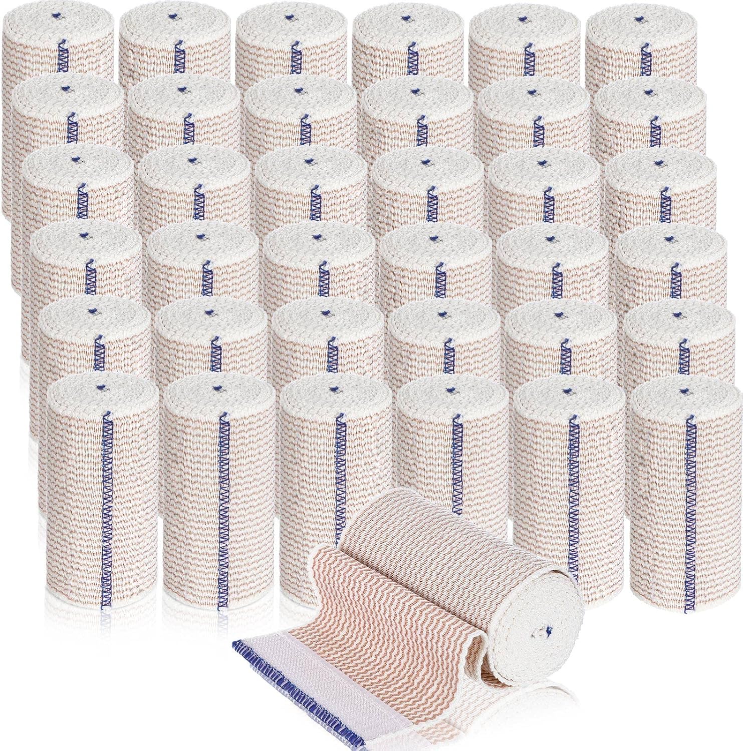 Amazon.com: LEIFIDE 36 Pack Compression Bandage Wrap with Self Closure on Both Ends Elastic ...
