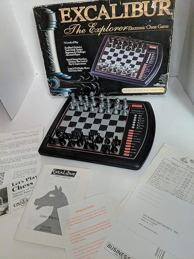 Amazon.com: Excalibur the Explorer Electronic Chess Game : Toys & Games