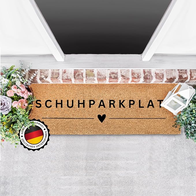 Amazon.de: ElbFuchs® Schuhparkplatz Kokos Fußmatte 75x25cm | Rutsch ...