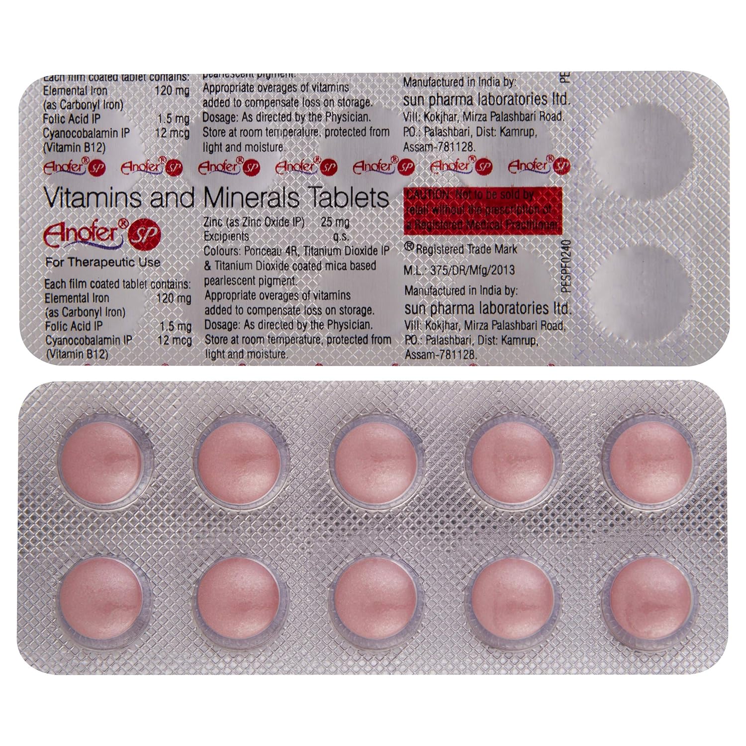 Anofer SP - Strip of 10 Tablets : Amazon.in: Health & Personal Care