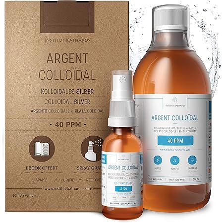 Amazon.com: Premium Colloidal Silver 40ppm 34 fl oz Optimal ...