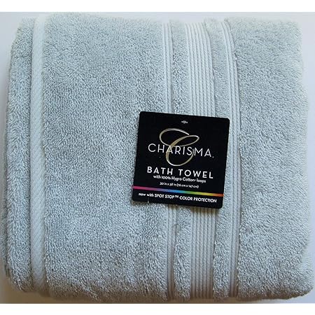 Amazon.com: Charisma Luxury Bath Towel - 100% Hygro Cotton, Classic ...