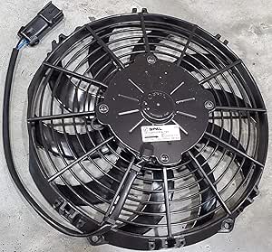 Amazon.com: New 12 Volt 10.0" Spal Puller Fan 10 Spiral Blades for High ...
