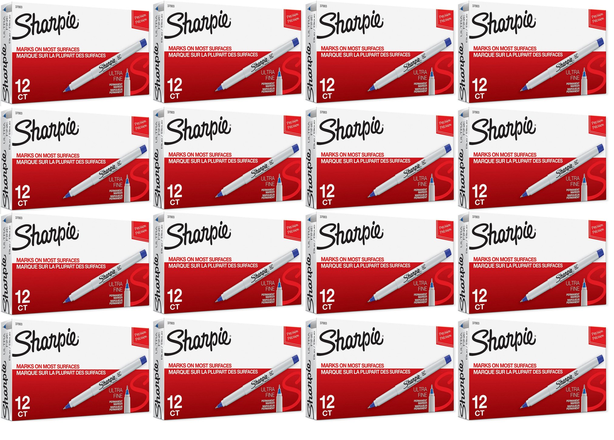 Amazon.com : Sharpie 37003 Ultra-Fine Permanent Marker, Marks on Paper ...