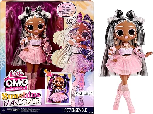 Amazon.com: LOL Surprise OMG Sunshine Makeover Switches Fashion Doll ...