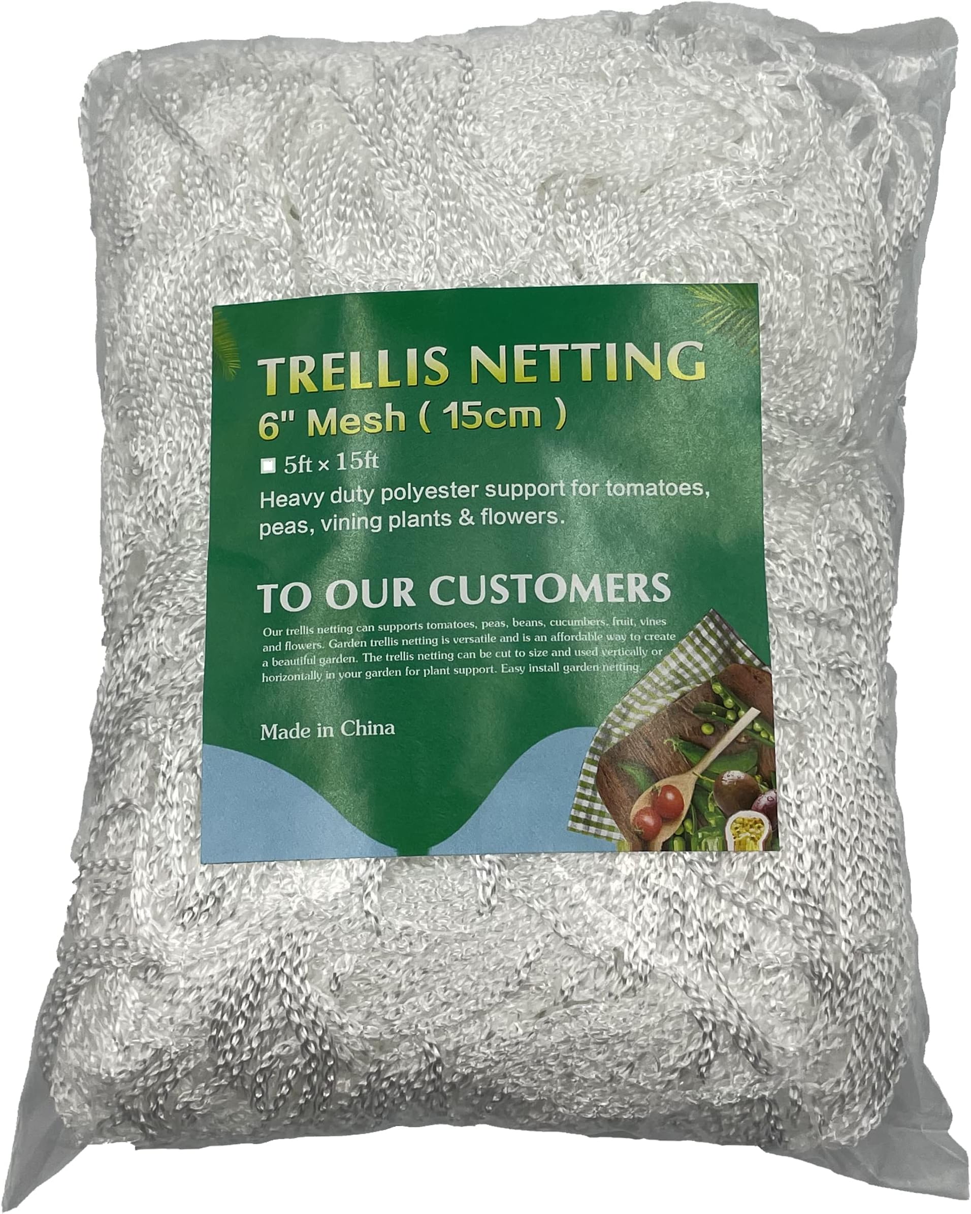 Amazon.com : 3 Packs 5 x 30ft Kikhope Plant Trellis Netting, Heavy-Duty ...