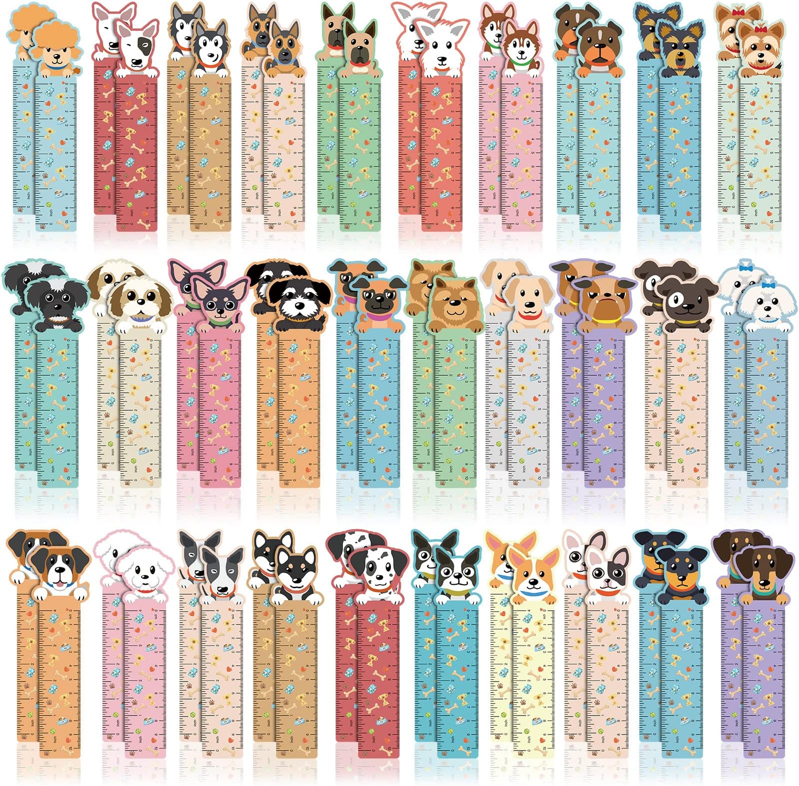 Amazon.com : Dog Bulk Bookmarks for Kids Girls Boys - Set of 10 ...
