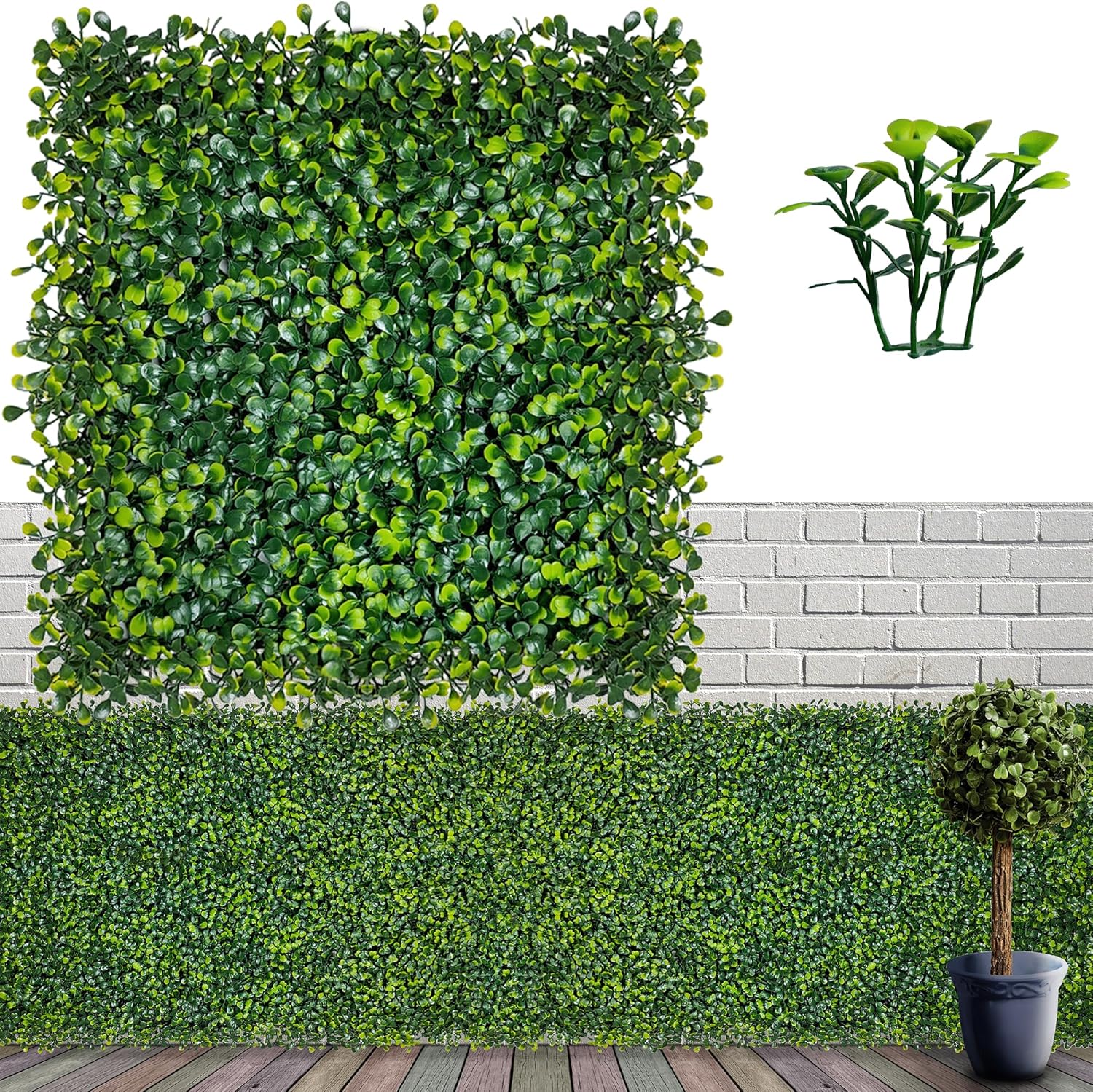 Amazon.com : ODTORY Artificial Grass Wall Backdrop Panels,10 X 10 in ...