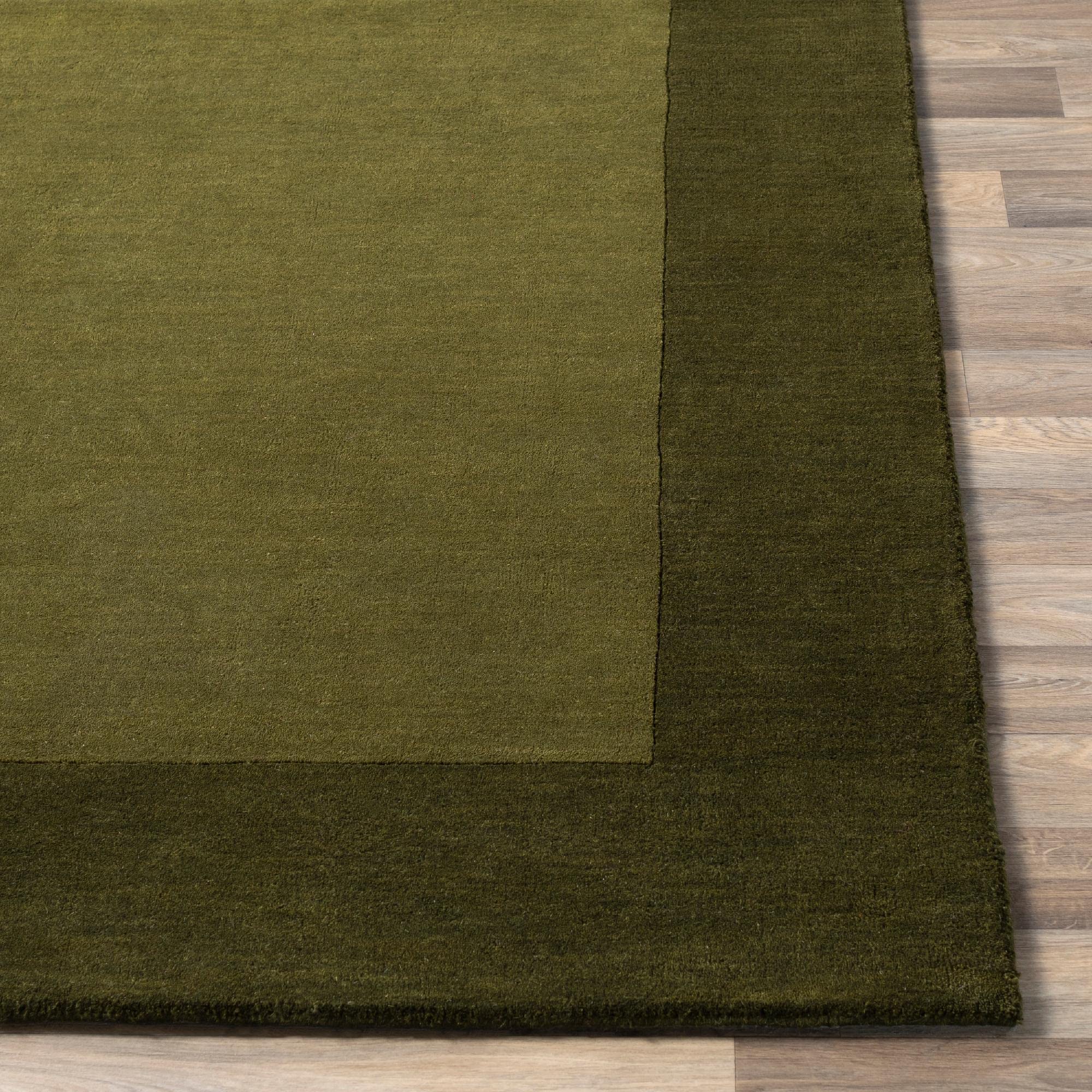 4' x 6' Mark&Day Wool Rugs,Reims Modern Olive Area Rug, Olive Green ...