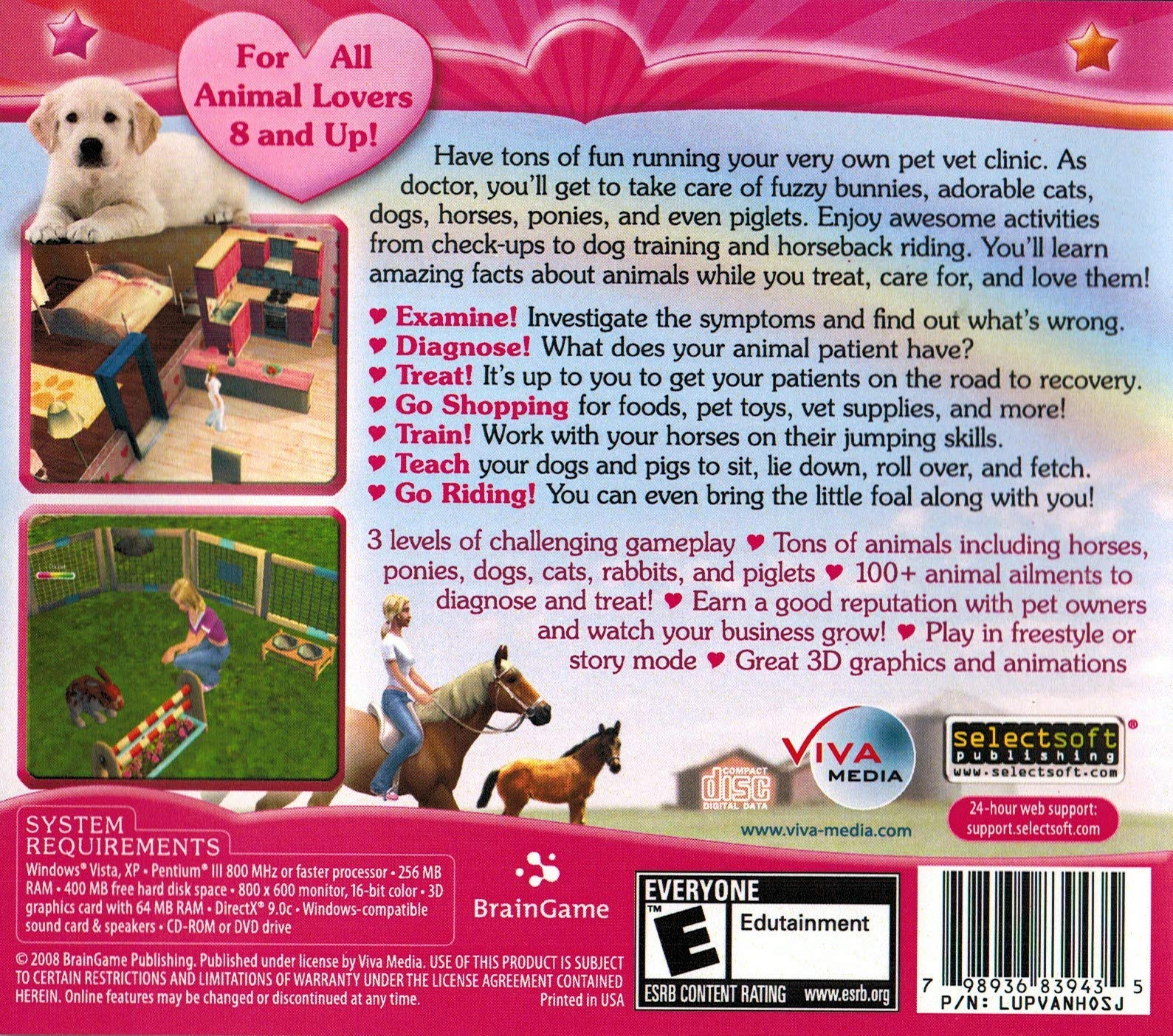 Animal Games Horses Cats Dogs