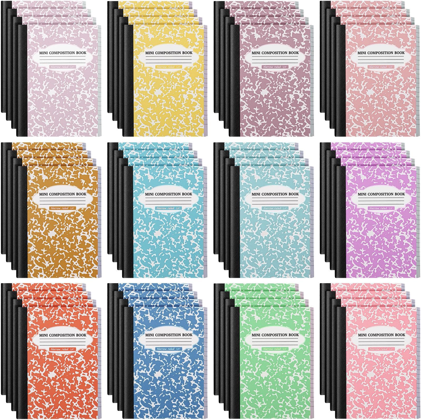 Amazon.com : Mini Composition Book | Notebook, Marble cover, Ruled ...