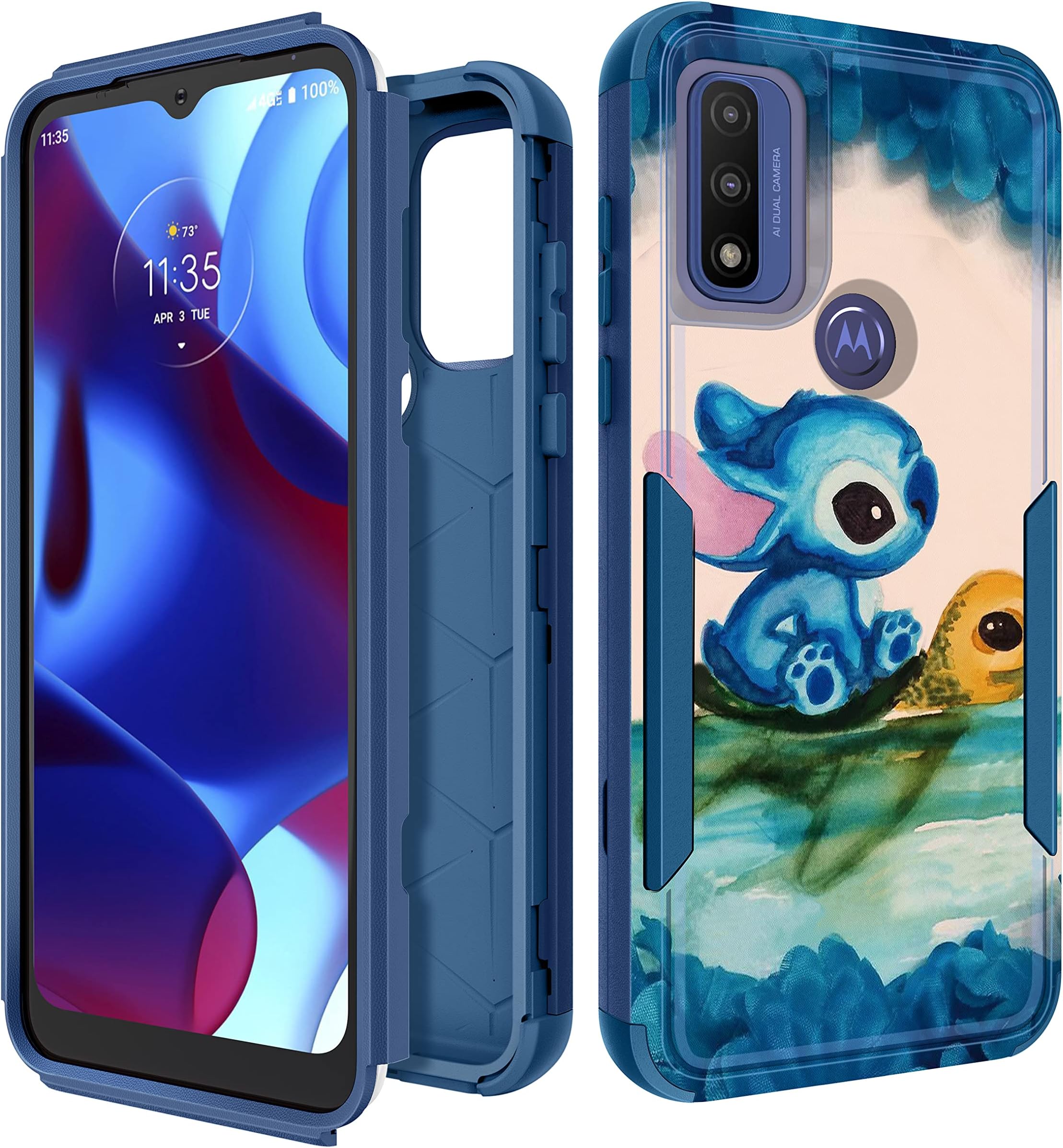 Amazon.com: Plakill for Motorola Moto G Pure/G Power 2022 Case/G Play ...