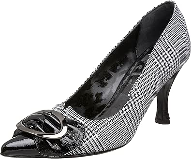 Amazon.com | J.Renee Women's Alisa Pump,Black/White,5 M US | Pumps