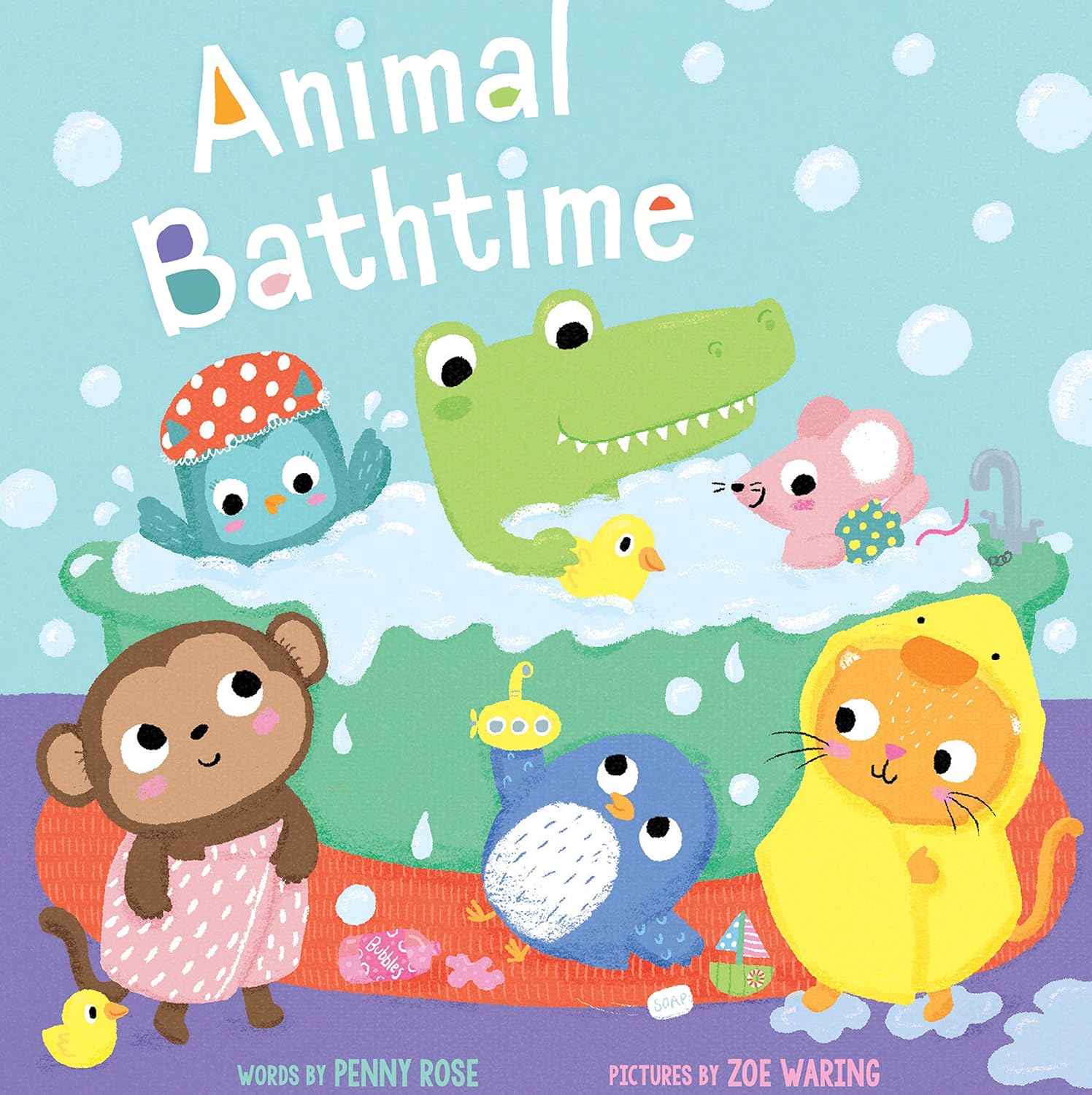 Animal Bathtime (Animal Time): Conway, Sara, Waring, Zoe: 9781774020302 ...