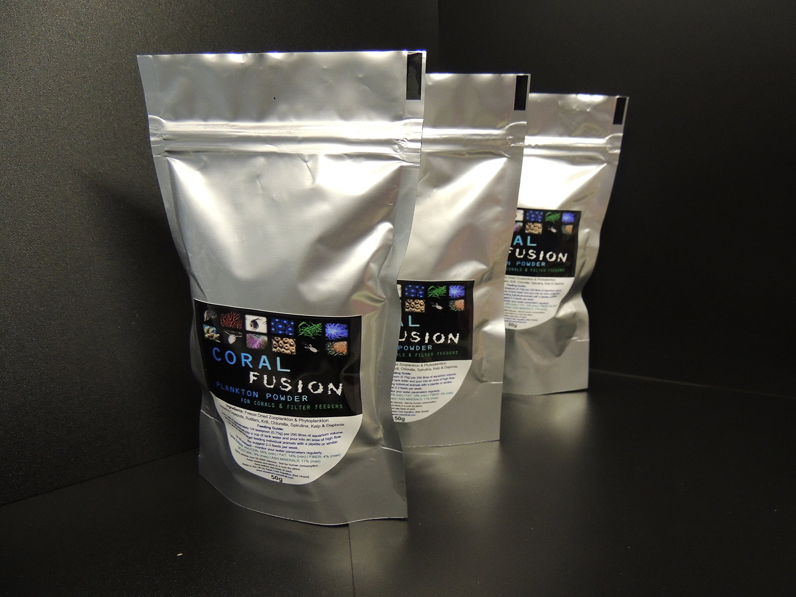 Coral Fusion - Plankton Powder For Filter Feeders - Reef Aquarium Food ...