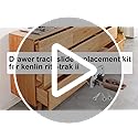 Drawer Slides Compatible with kenlin Rite-Trak II Replacement 168 Track, 5 Sets of Rite Track 2 ...