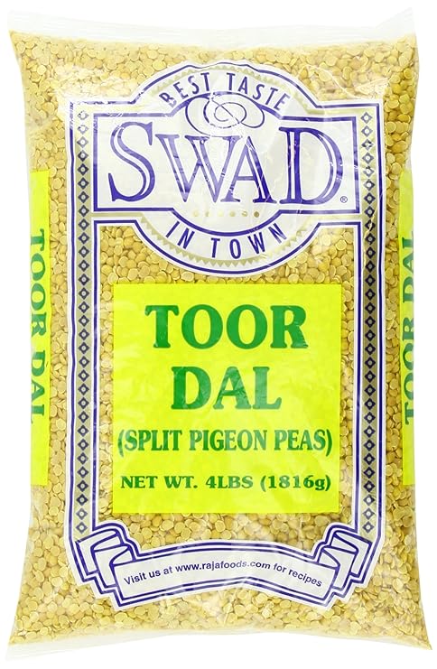 Amazon.com : Swad Toor Dal Kori, Unoily, 4 Pound : Dried Peas : Grocery ...