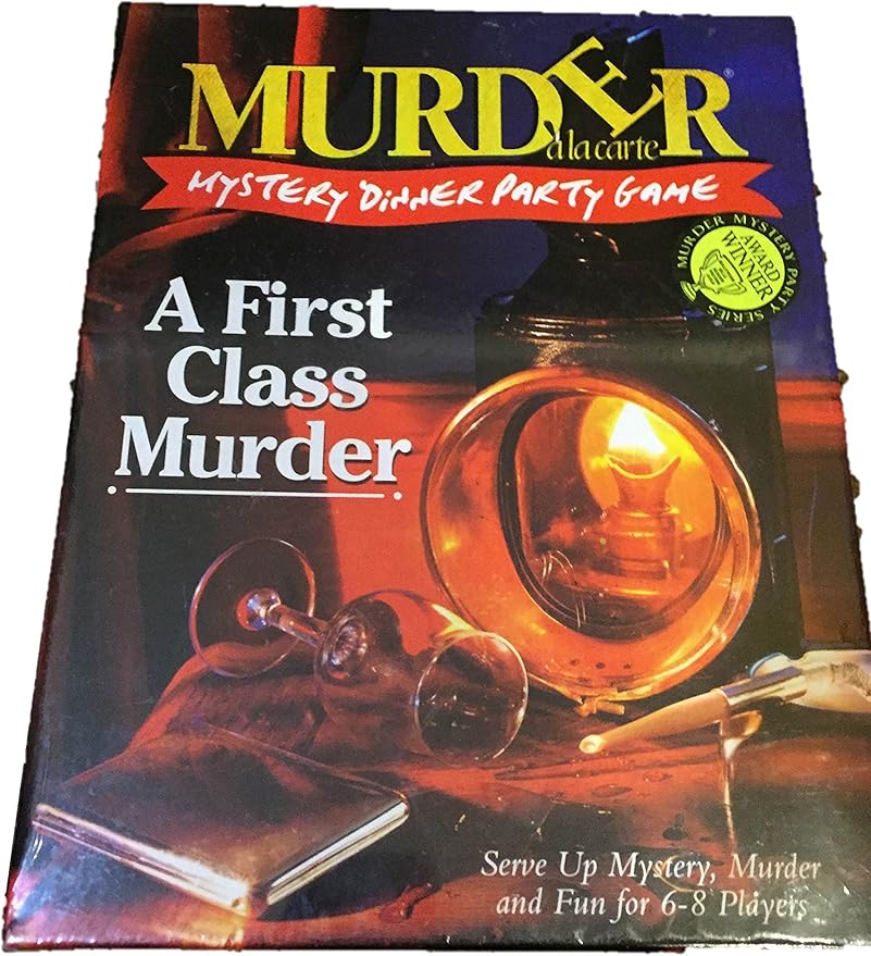 Murder Mystery Dinner Party Game - Murder a la Carte, A First Class ...