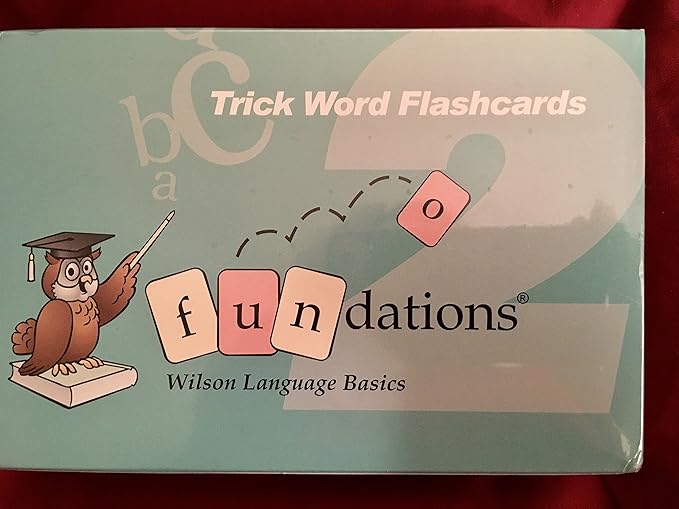Amazon.com: Fundations Trick Word Flashcards 2 : Barbara Wilson: Toys ...