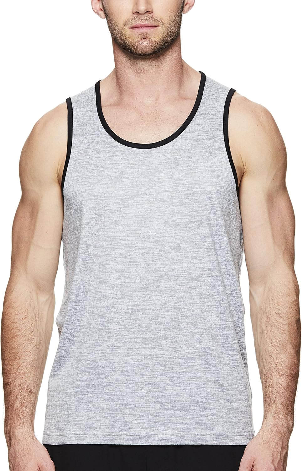 Amazon.com: Gaiam Men's Everyday Basic Muscle Tank Top - Sleeveless ...