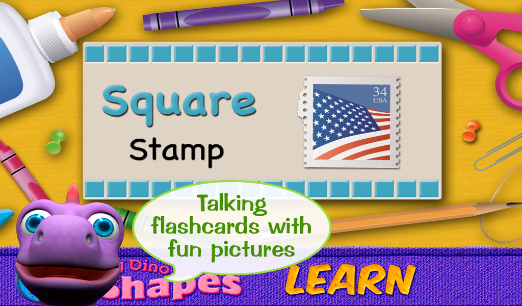 Shapes with Dally Dino HD - Preschool Kids Learn Shapes with A Fun ...