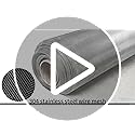 Amazon.com: KISKIS 304 Stainless Steel Woven Wire 20 Mesh Air Vent ...