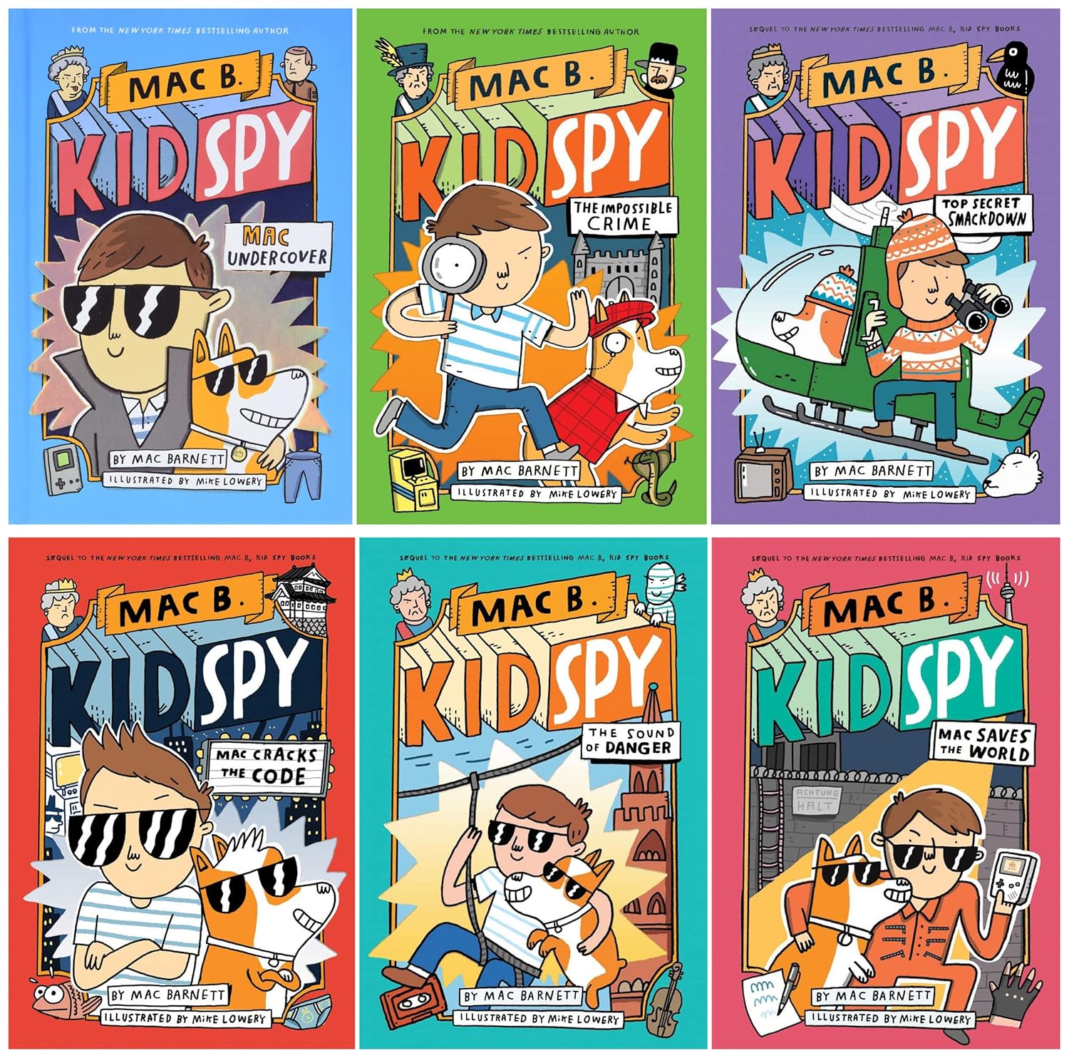 Mac B., Kid Spy Series 6 Books Set: Amazon.co.uk: Mac Barnett: Books