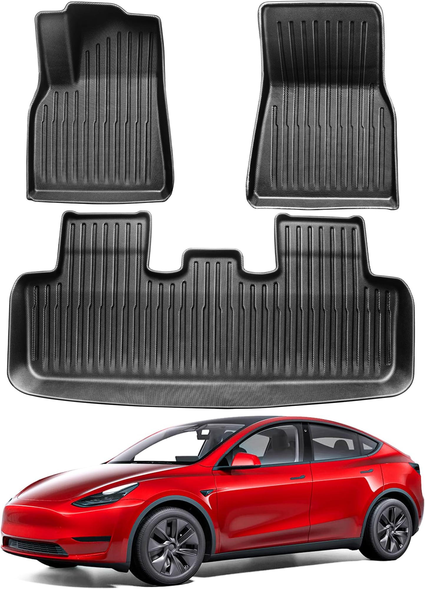 Amazon.com: AUTOTSLBST Floor Mats for Tesla Model Y Custom Fit 2021 ...