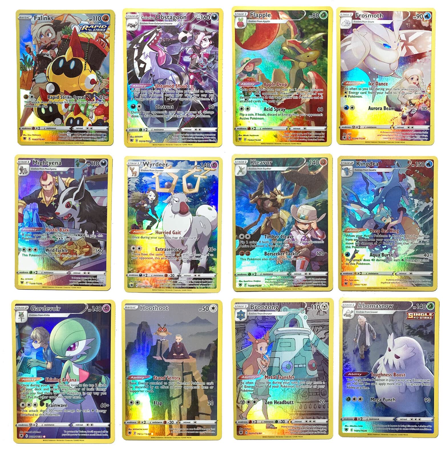 Amazon.com: Astral Radiance Trainer Gallery Card Set - 12 Card Lot ...