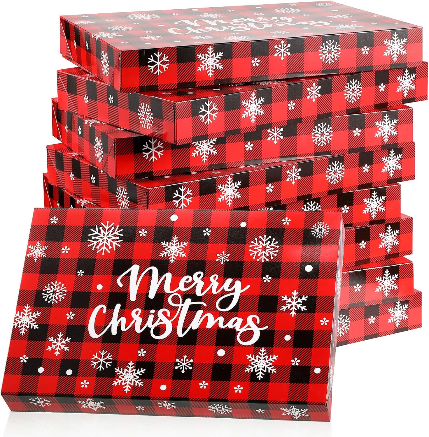 Amazon.com: ReliThick 24 Pieces Christmas Gift Boxes with Lids Bulk ...