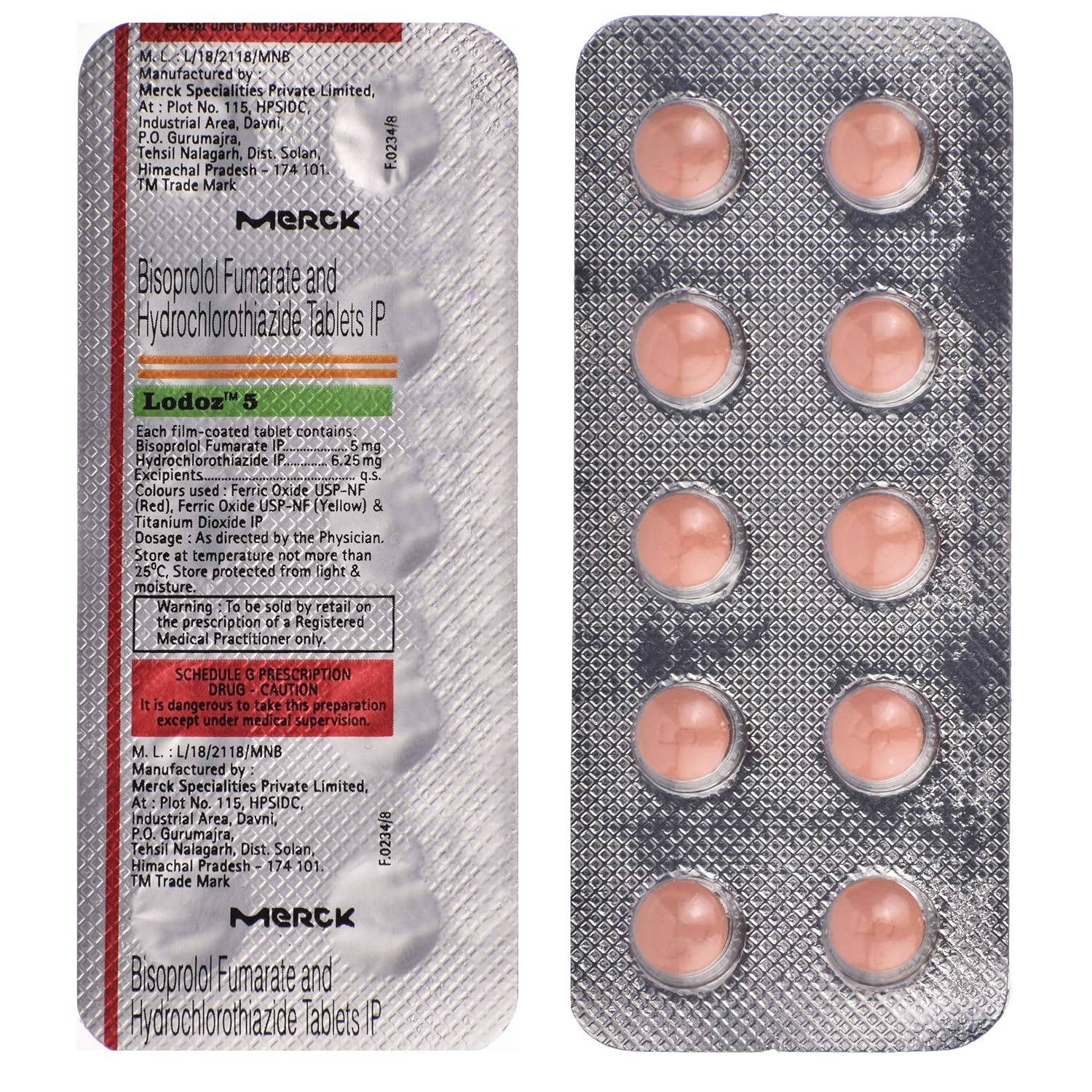 Lodoz 5 - Strip of 10 Tablets : Amazon.in: Fashion