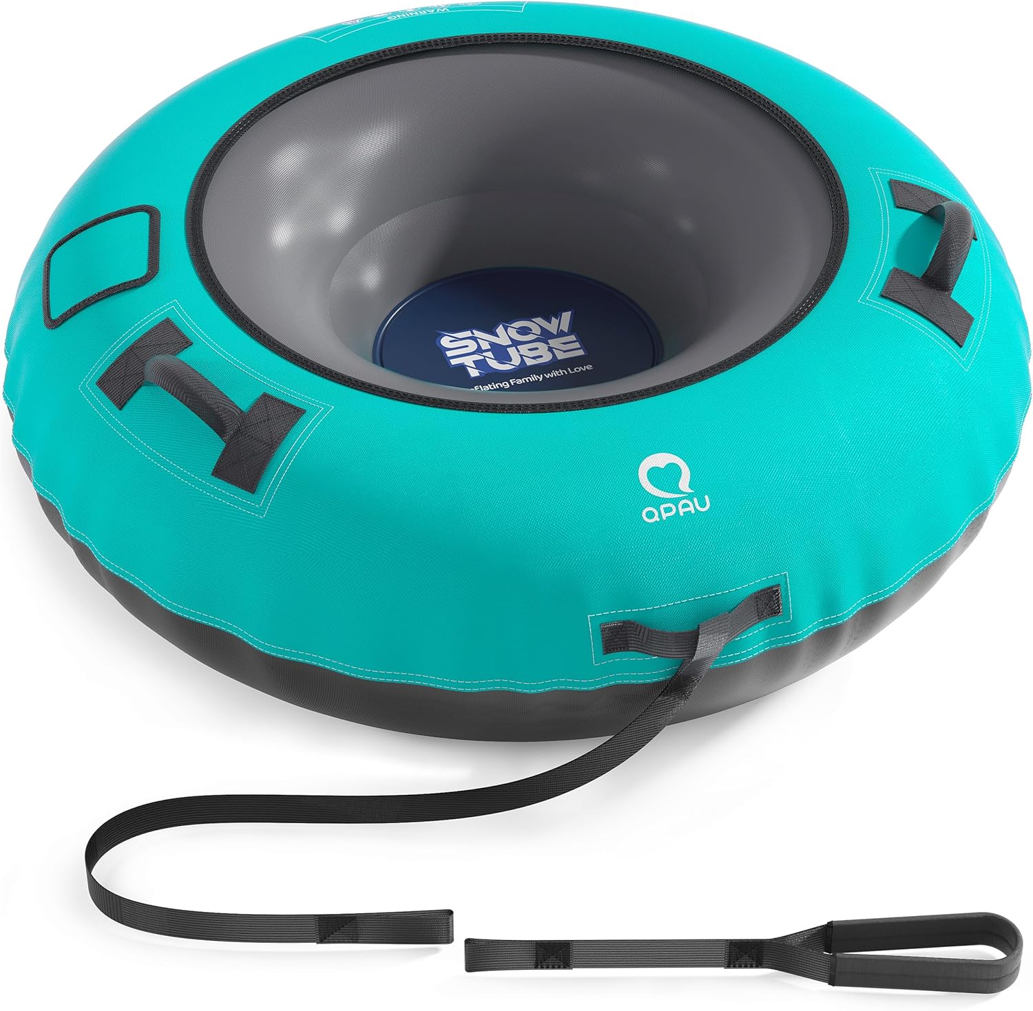 Amazon.com : QPAU Snow Tube with Premium Canvas Cover for Kids and ...