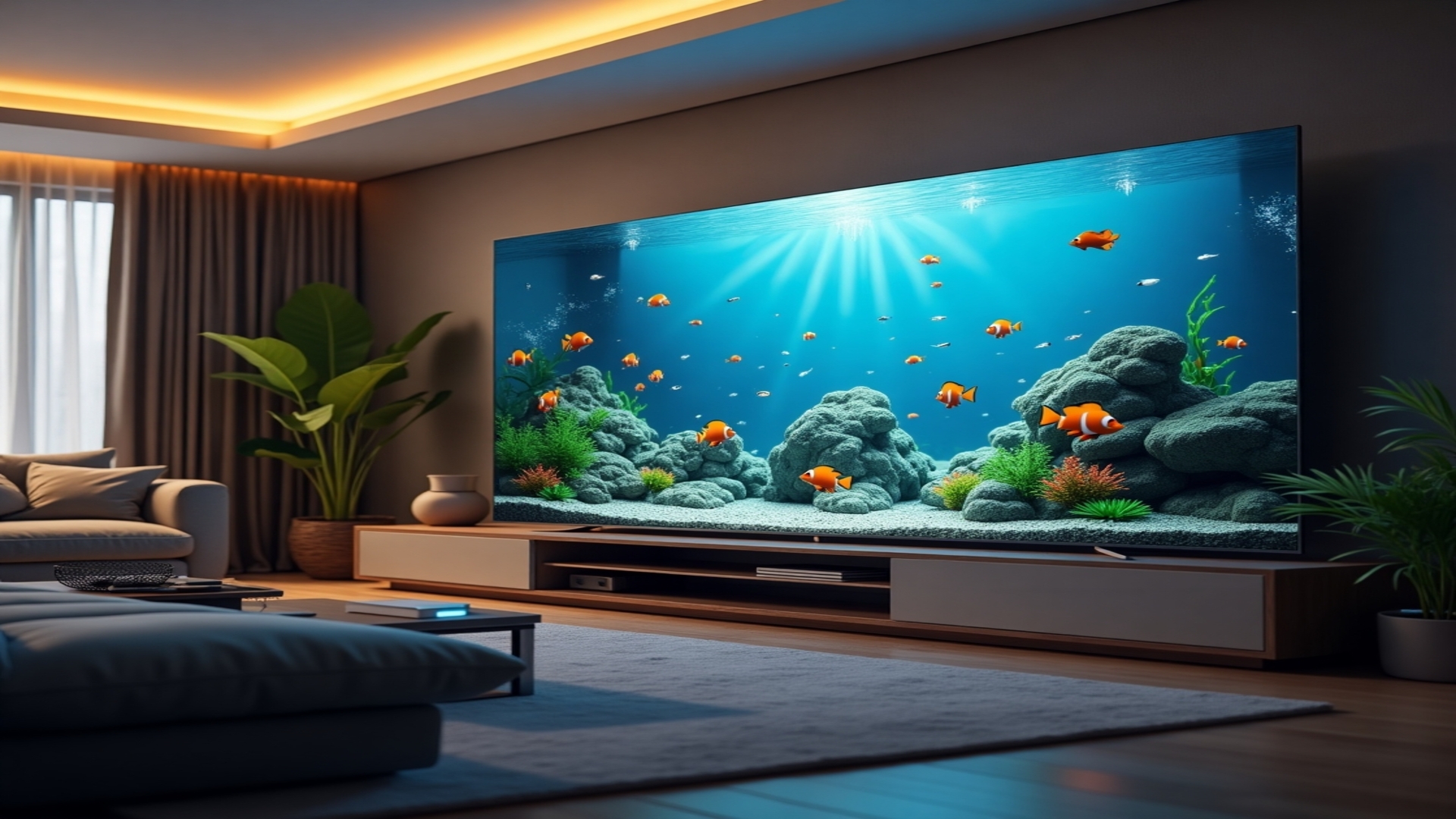 Aquarium Simulator Screensaver – Realistic Underwater Fish Tank for ...