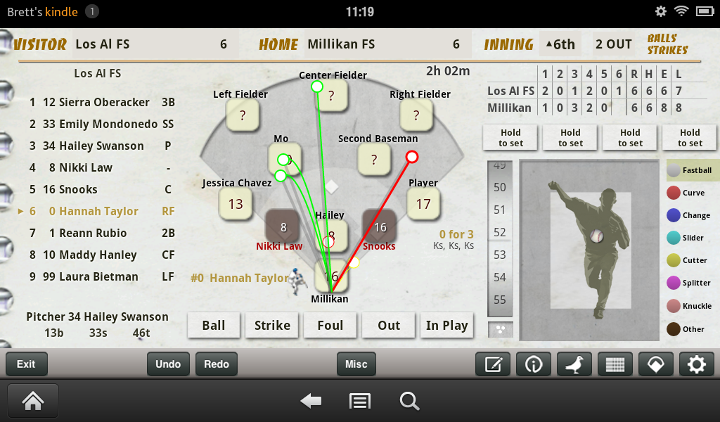 iScore Baseball / Softball Scorekeeper - App on Amazon Appstore