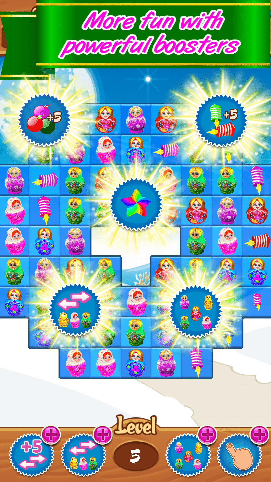 Matryoshka classic match 3 games free and new - App on the Amazon Appstore