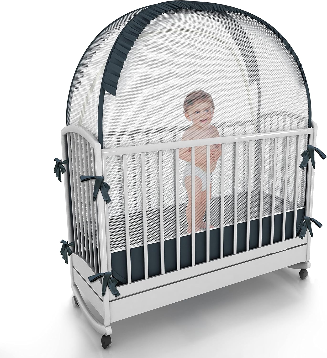 Amazon.com : Mumzei Baby Crib Tent to Keep Baby from Climbing Out - Pop ...