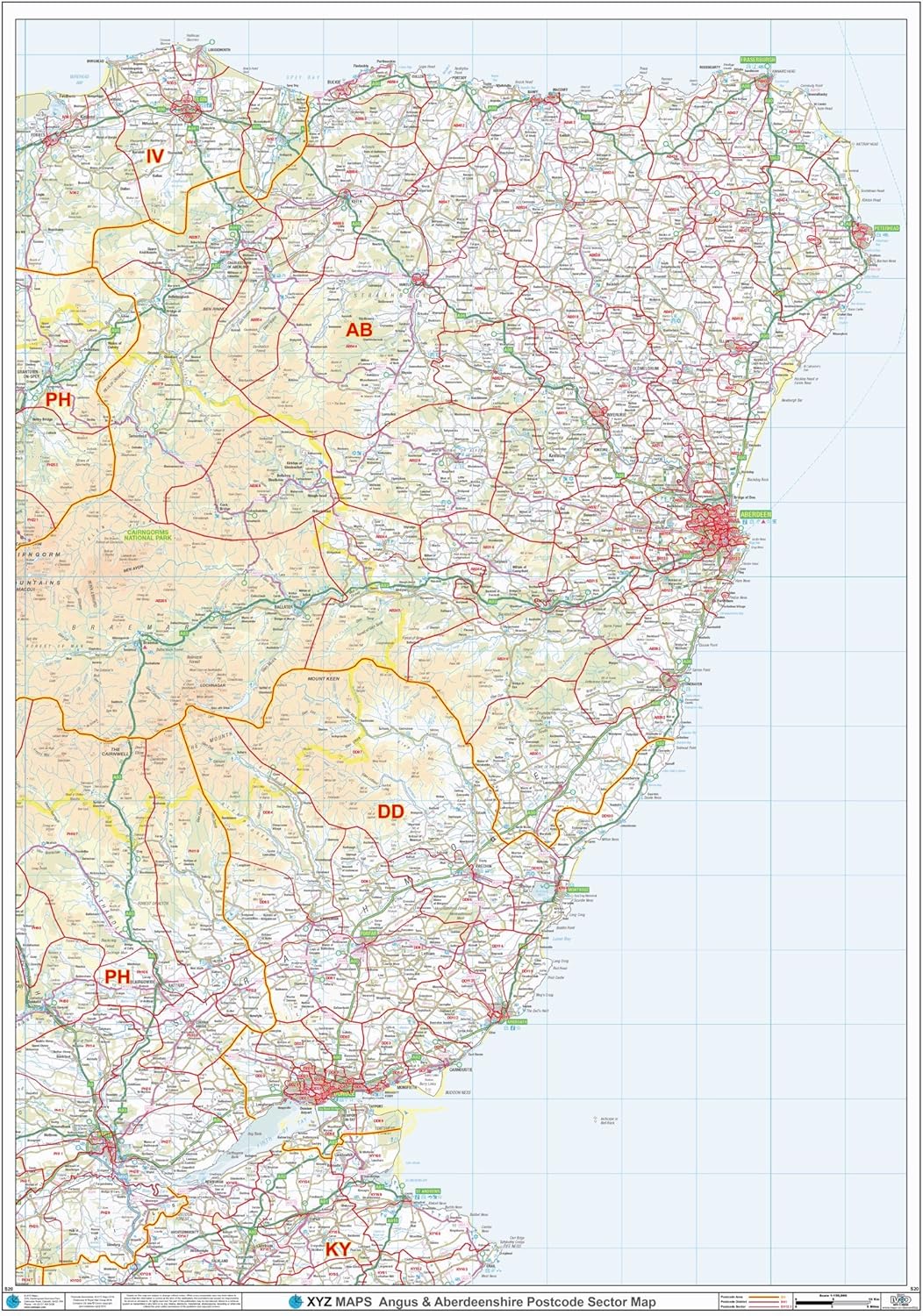 Enfield En Postcode Wall Map Xyz Maps | My XXX Hot Girl