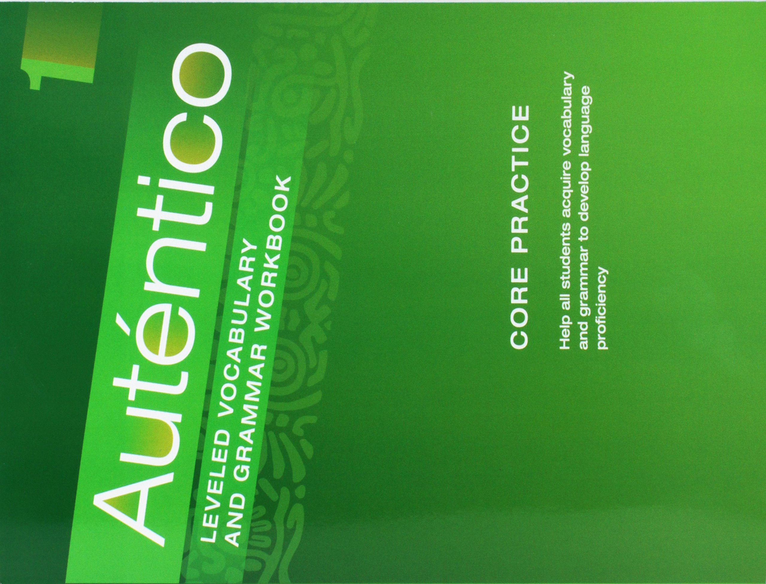 Amazon.com: AUTENTICO 2018 LEVELED VOCAB AND GRAMMAR WORKBOOK LEVEL 1: ...