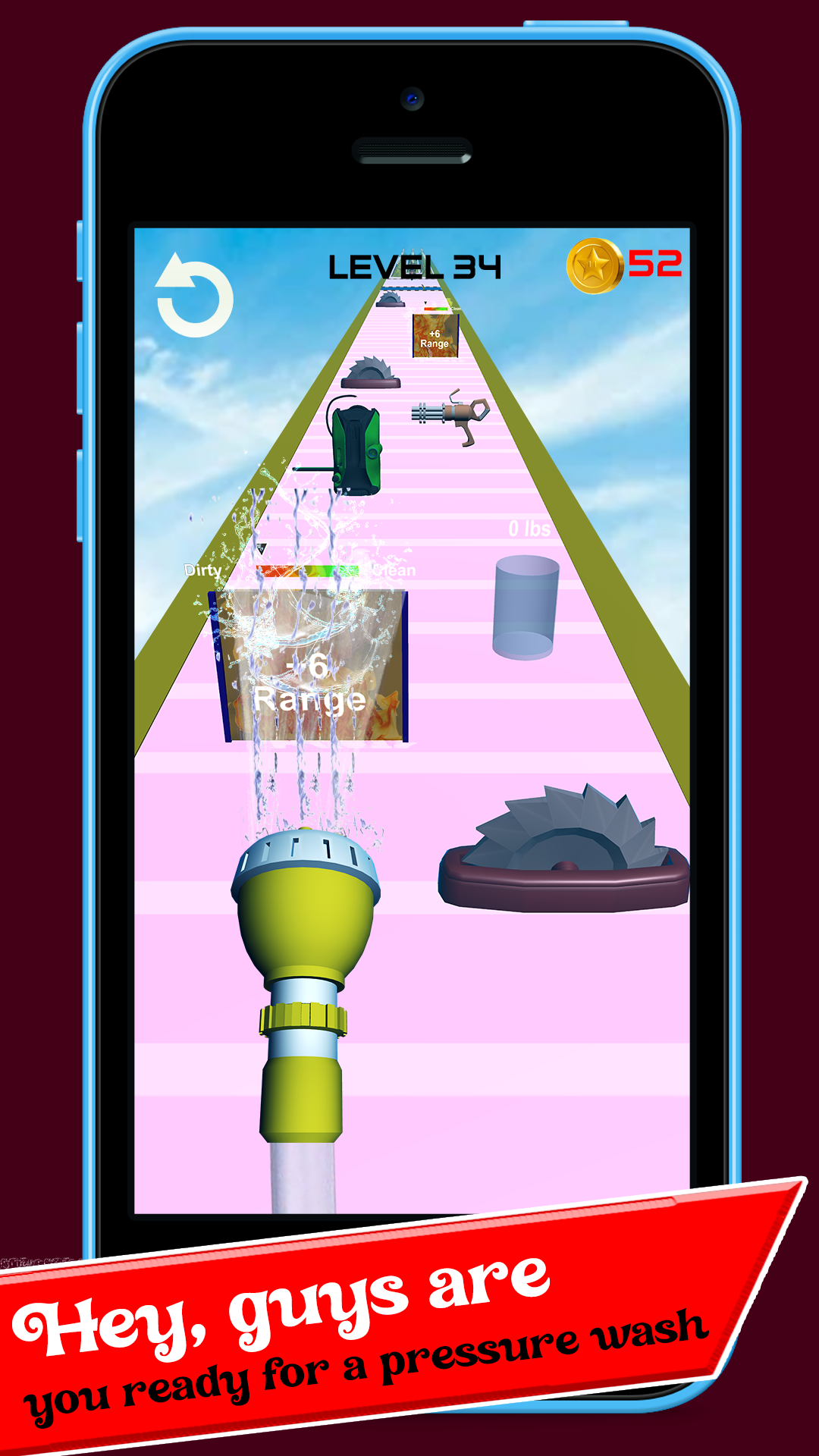 Pressure Washer Cleaning Rush Game 3D - Modern Powerful Washing Machine ...